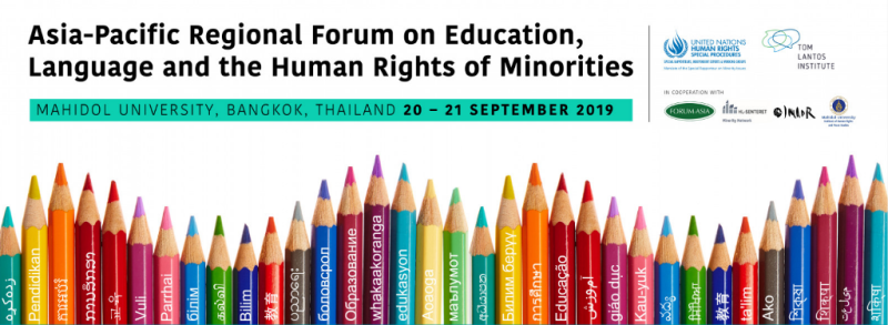 Asia-Pacific Regional Forum on Minority Issues: Education, Language and ...