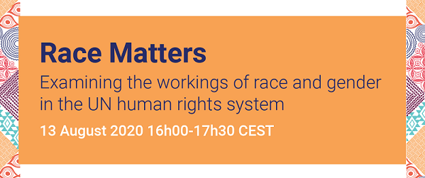 Webinar “Race matters: Examining the workings of race and gender in the ...